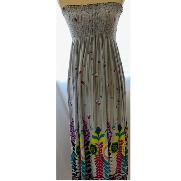 Dresses | Multi Colored Tube Top Dress | Poshmark